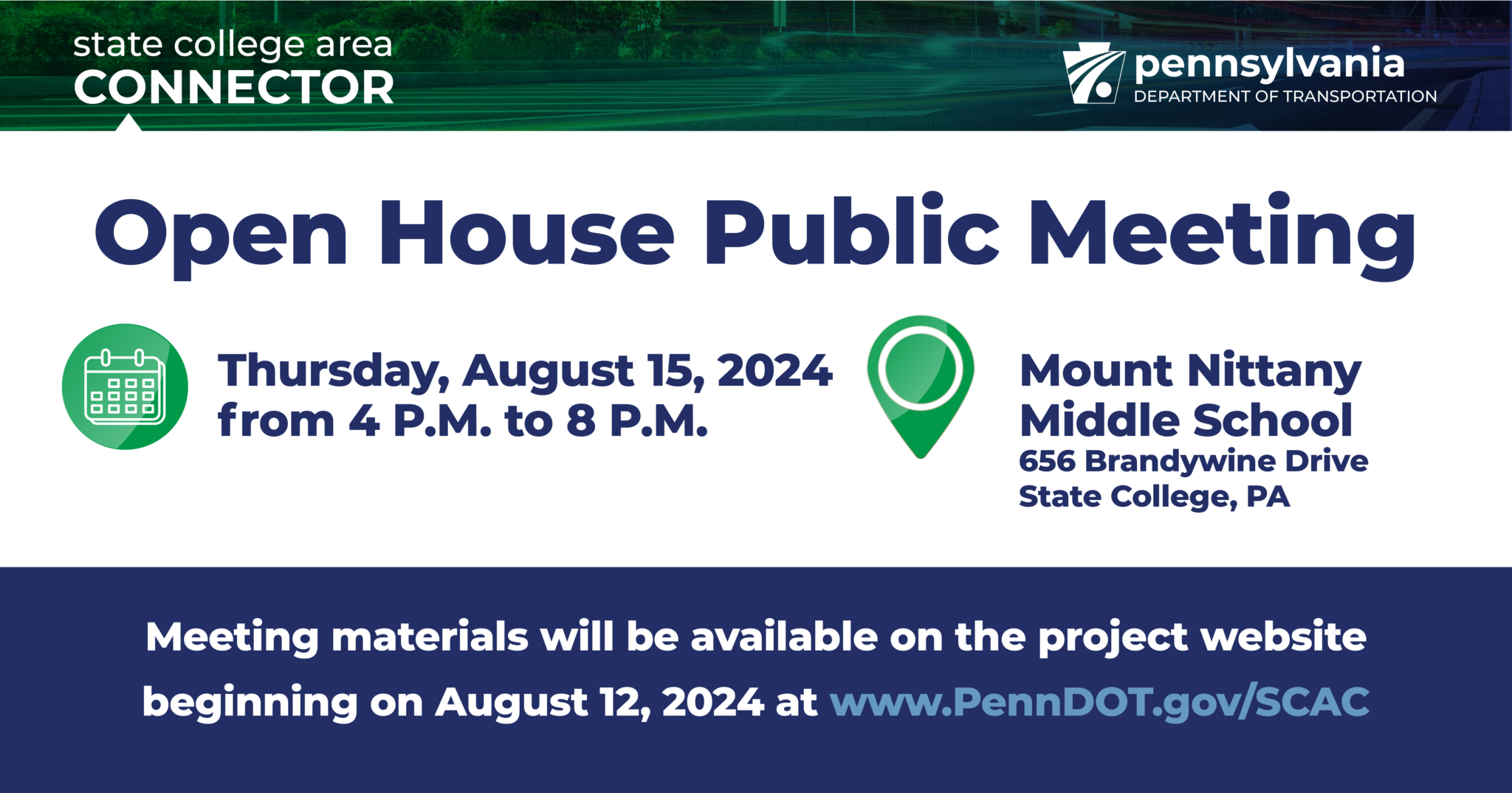 Notice of Intent for State College Area Connector Published – Potter ...
